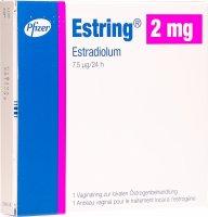 Estring Vaginalring mit Depotöstrogen in der Adler Apotheke