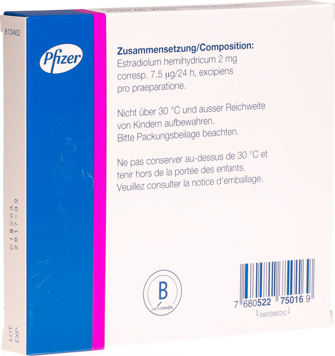 Estring Vaginalring mit Depotöstrogen in der Adler Apotheke