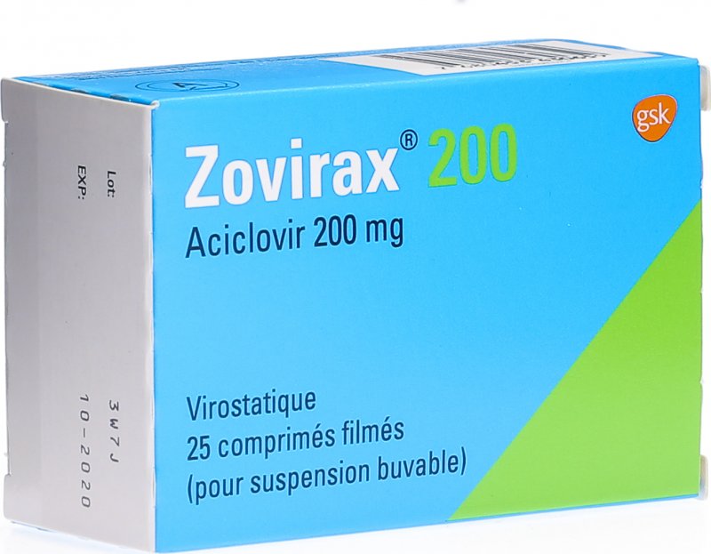 Zovirax Filmtabletten 200mg 25 Stück in der Adler Apotheke