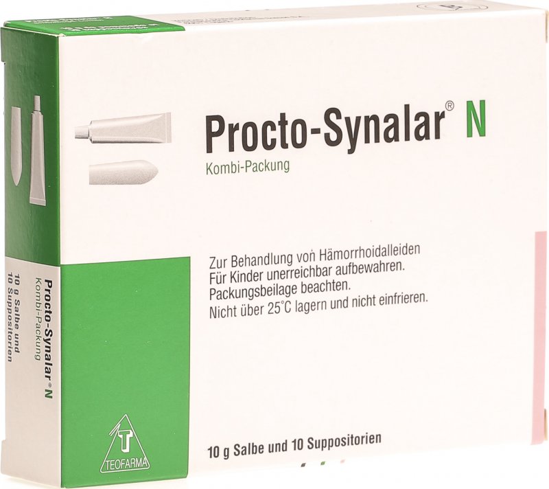 Procto Synalar N Kombipack Salbe 10g+supp 10 in der Adler Apotheke