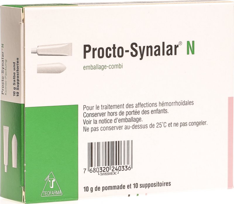 Procto Synalar N Kombipack Salbe 10g+supp 10 in der Adler Apotheke
