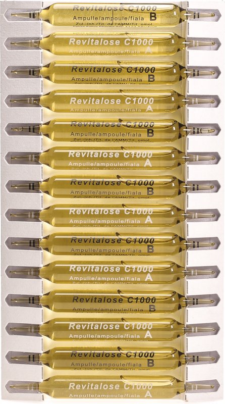 Revitalose C 1000 Lösung Set A+b Trinkampullen 14 Stück in der Adler ...