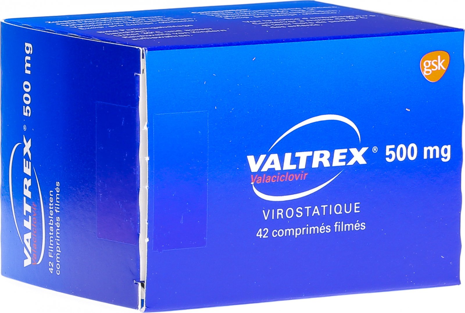 Valtrex Filmtabletten 500mg 42 Stück in der Adler Apotheke