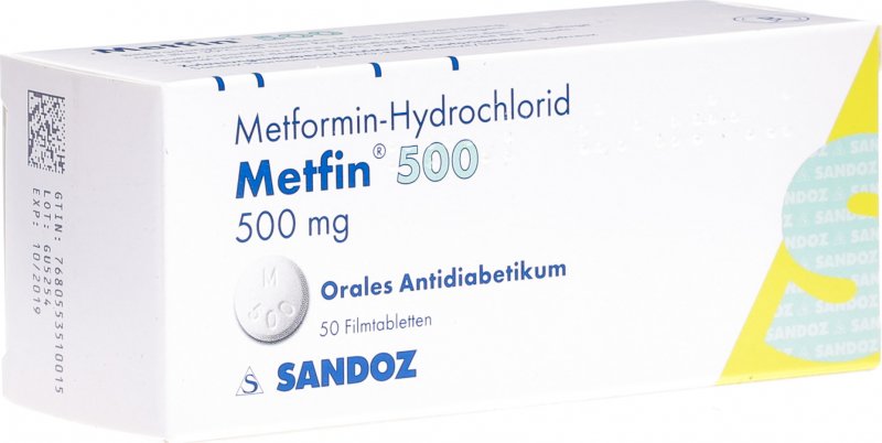 Metfin Filmtabletten 500mg 50 Stück in der Adler Apotheke