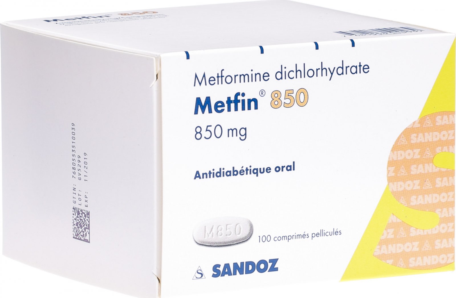 Metfin Filmtabletten 850mg 100 Stück in der Adler Apotheke