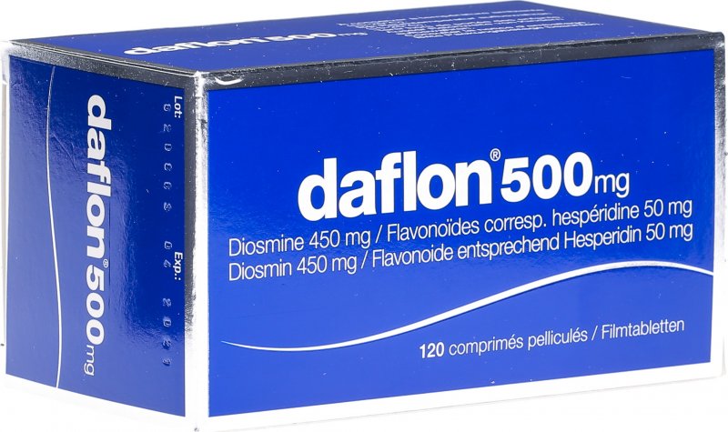 Daflon Filmtabletten 500mg 120 Stück in der Adler Apotheke