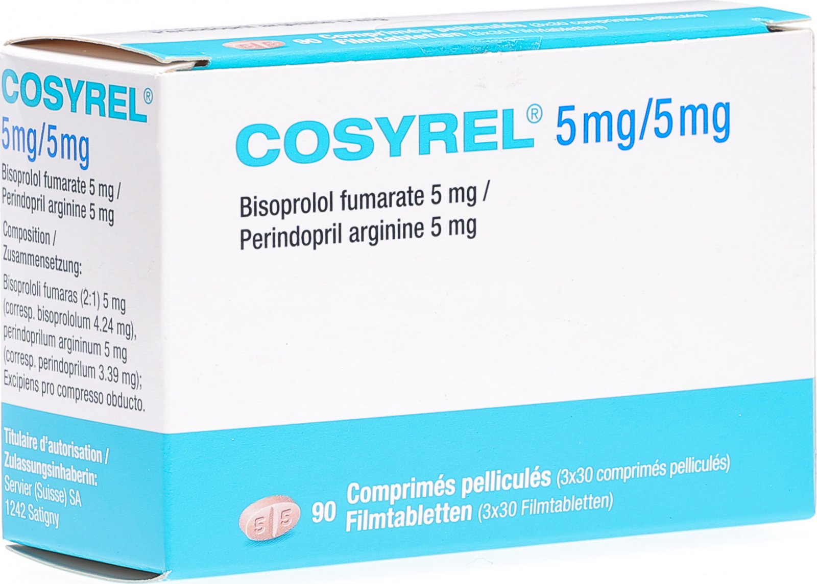 Cosyrel Filmtabletten 5mg/5mg 3x 30 Stück in der Adler Apotheke