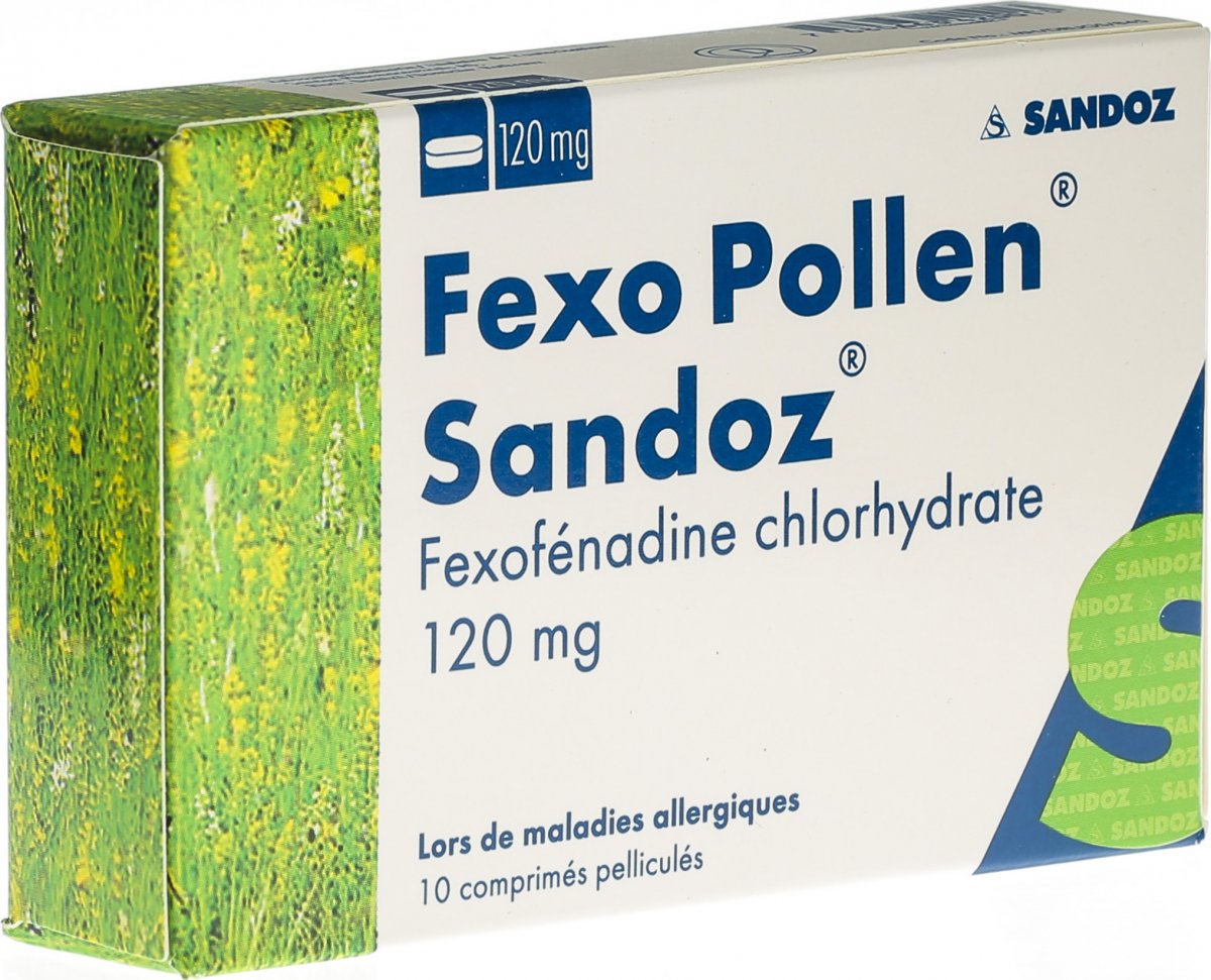 Fexo Pollen Sandoz Filmtabletten 120mg 10 Stück in der Adler Apotheke