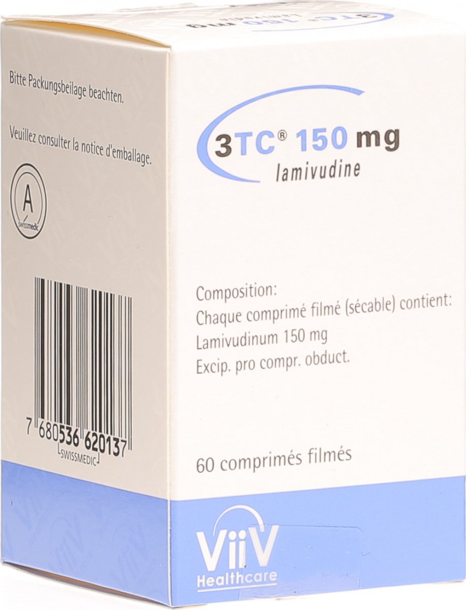 3tc Filmtabletten 150mg 60 Stück in der Adler Apotheke