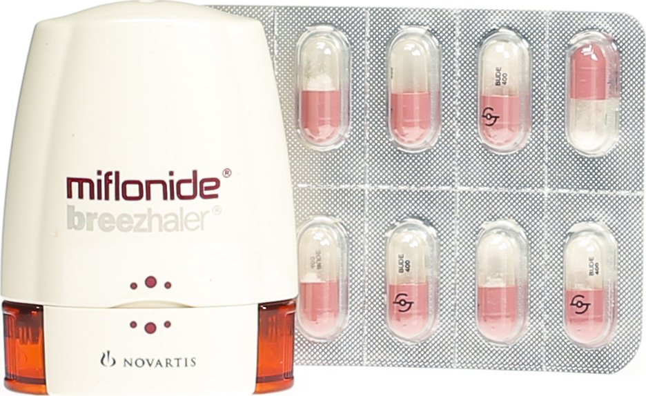Miflonide Breezhaler Inh Kapseln 400mcg 60 Stück in der Adler Apotheke