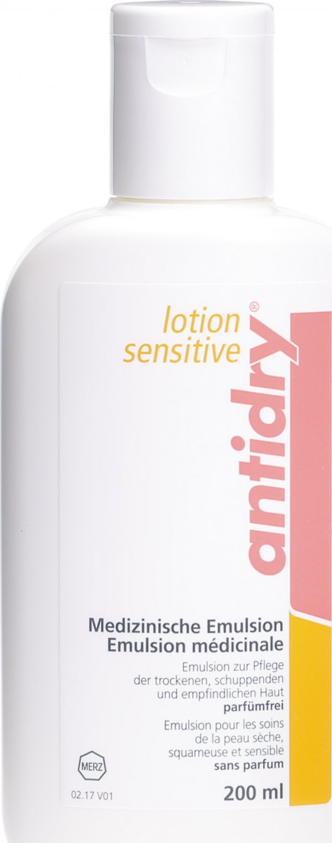 Antidry Lotion Sensitive Emulsion Flasche 200ml in der Adler Apotheke