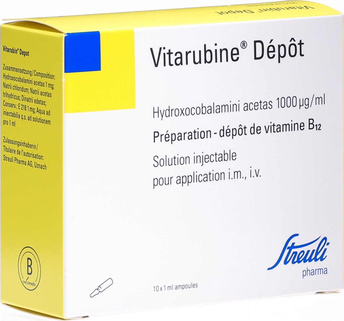 Vitarubin Depot Injektionslösung 1mg/ml 10 Ampullen 1ml in der Adler ...