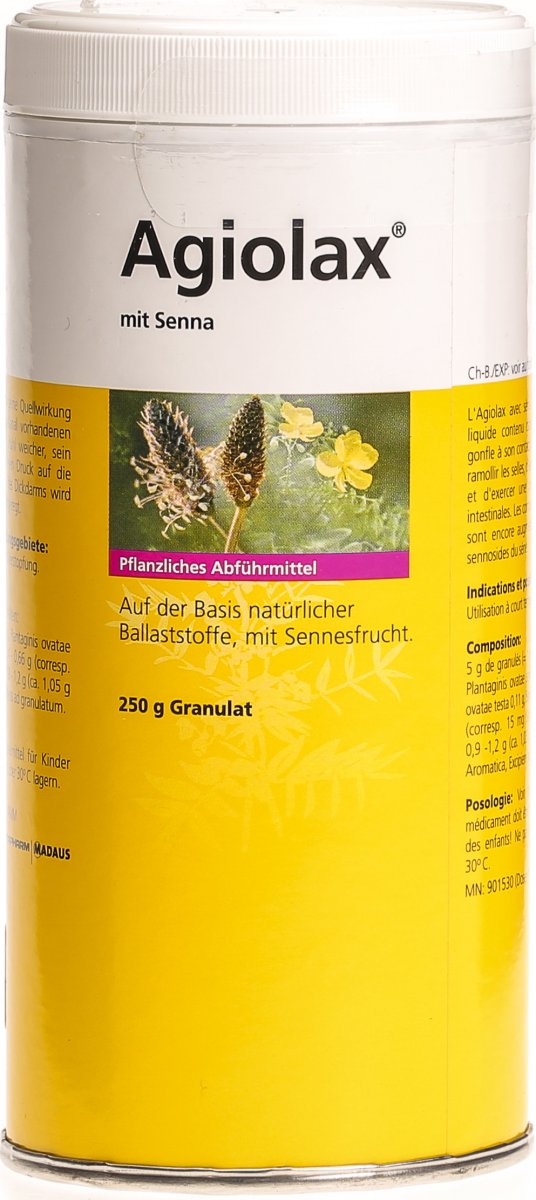 Agiolax Granulat Dose 250g in der Adler Apotheke