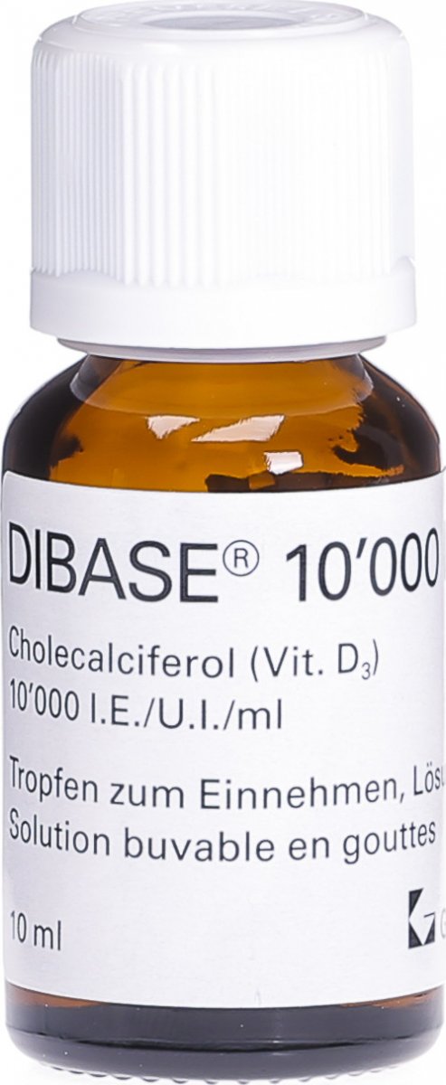 Dibase Tropfen 10000 Ie/ml Flasche 10ml in der Adler Apotheke