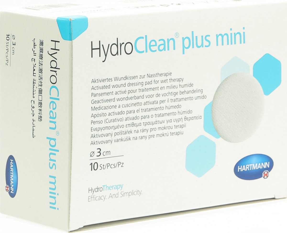 Hydroclean Plus 3cm Rund Mini 10 Stück in der Adler Apotheke