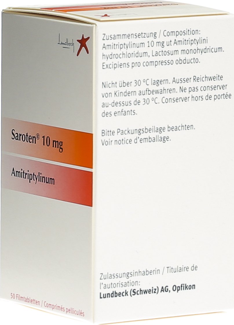 Saroten Filmtabletten 10mg Dose 50 Stück in der Adler Apotheke