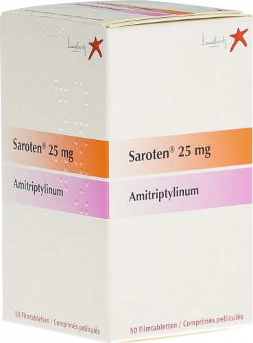 Saroten Filmtabletten 25mg Dose 50 Stück in der Adler Apotheke