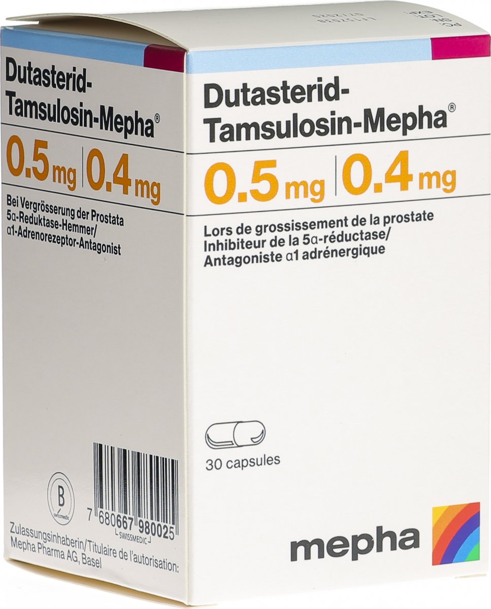 Dutasterid Tamsulosin Mepha Kapseln 0.5/0.4mg 30 Stück in der Adler ...