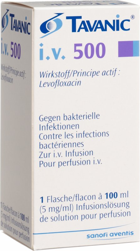 Tavanic i.v. Infusionslösung 500mg/100ml Durchstechflasche 100ml in der ...