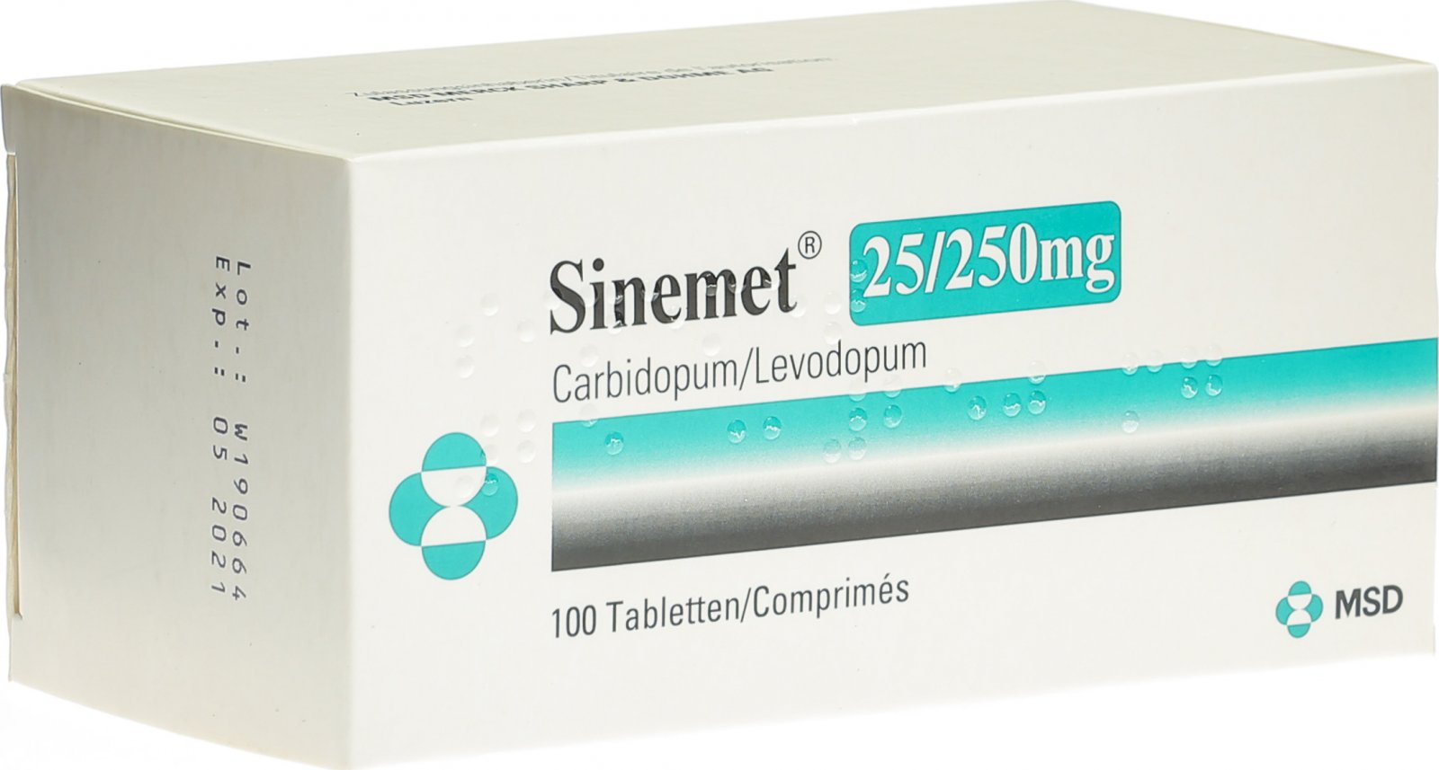 Sinemet Tabletten 25mg/250mg 100 Stück in der Adler Apotheke