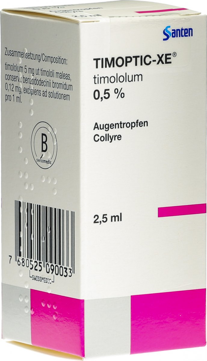 Timoptic-xe Augentropfen 0.5% (neu) Flasche 2.5ml in der Adler Apotheke
