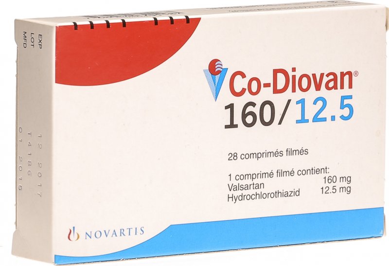 Co Diovan Filmtabletten 160/12.5mg 28 Stück in der Adler Apotheke