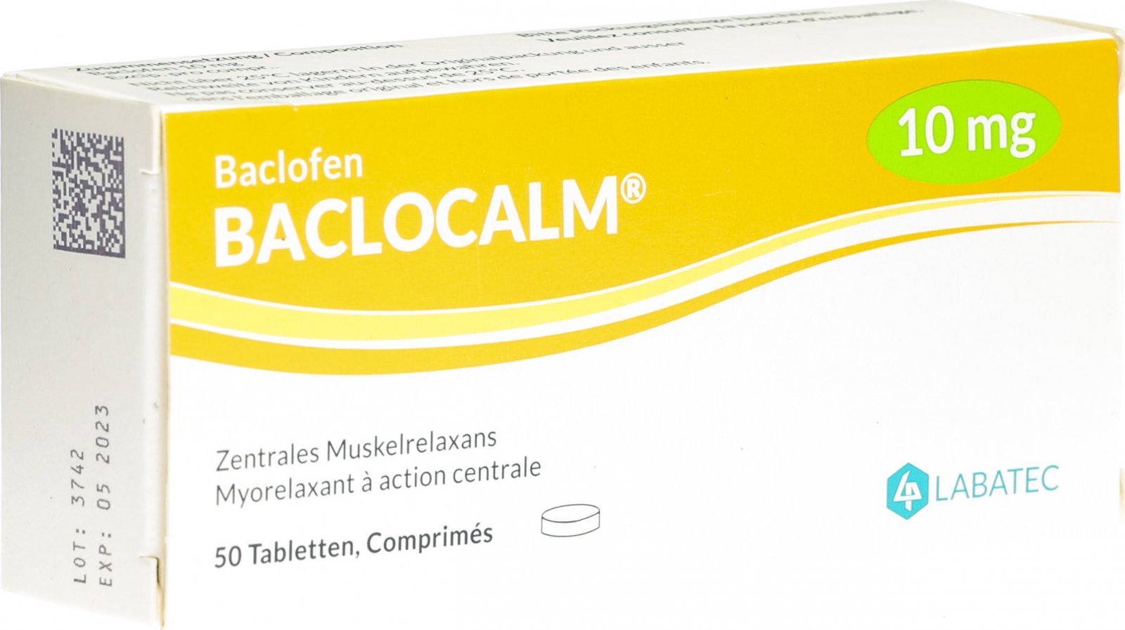 Baclocalm Tabletten 10mg 50 Stück in der Adler Apotheke