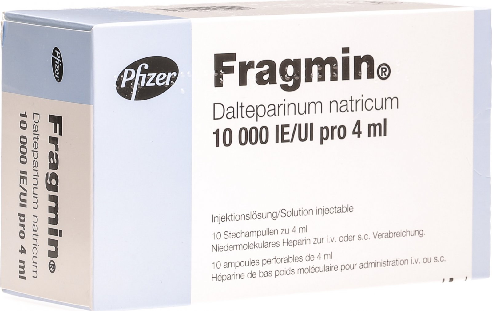 Fragmin Injektionslösung 10000 E/4ml 10 Durchstechflaschen 4ml in der ...