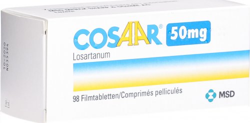 Cosaar 50 Filmtabletten 50mg 98 Stück in der Adler Apotheke
