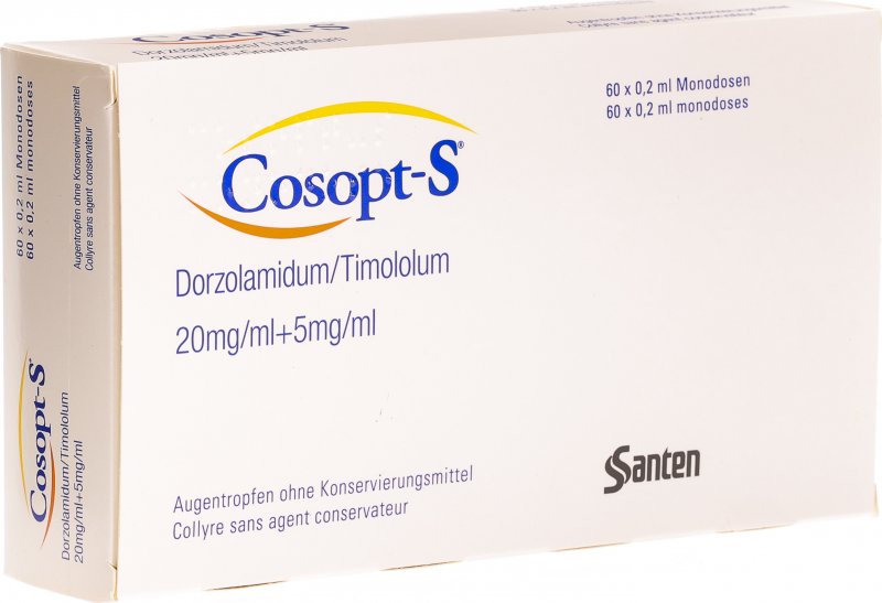 Cosopt S Augentropfen 60 Monodosis 0.2ml in der Adler Apotheke