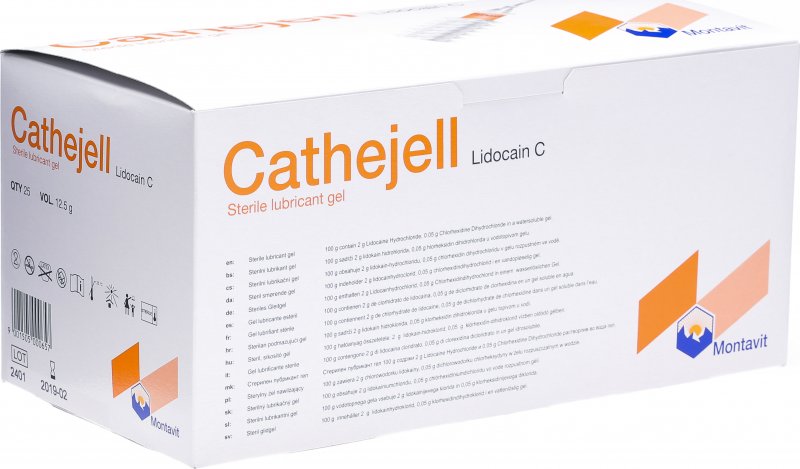 Cathejell Gel Lidocain 25x 12.5g in der Adler Apotheke