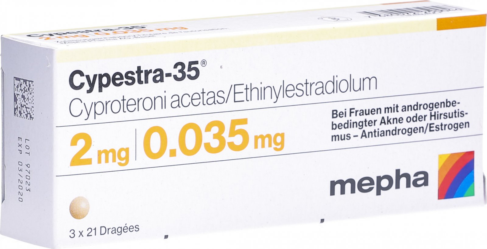 Cypestra-35 3x21 Tabletten in der Adler Apotheke