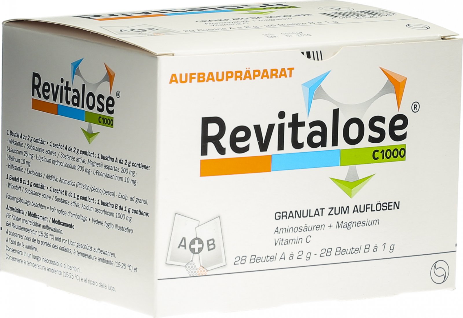 Revitalose C 1000 Granulat Set A+b Doppel Beutel 28 Stück in der Adler ...