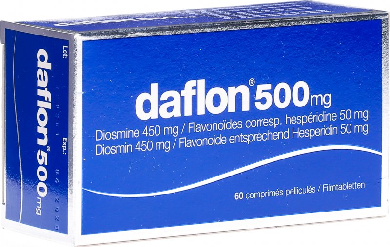 Daflon 500mg 60 Tabletten in der Adler Apotheke