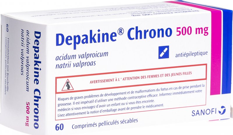 Depakine Chrono Filmtabletten 500mg Teilb 60 Stück in der Adler Apotheke