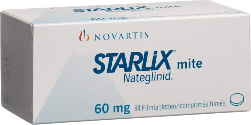 Starlix Mite Filmtabletten 60mg 84 Stück in der Adler Apotheke