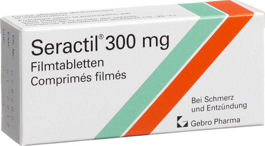 Seractil Filmtabletten 300mg 30 Stück in der Adler Apotheke