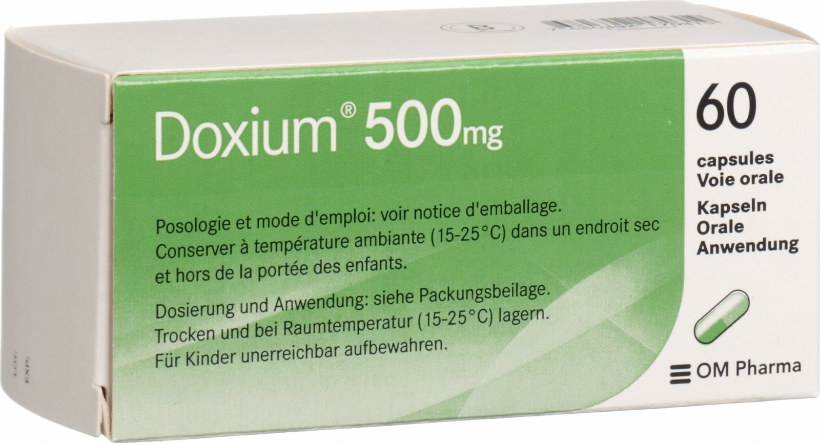 Doxium 500mg 60 Kapseln in der Adler Apotheke