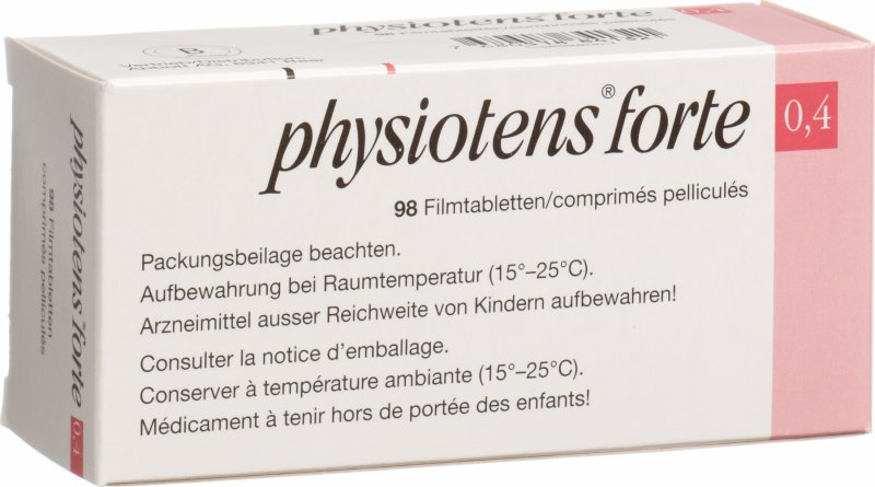Physiotens Forte Tabletten 0.4mg 98 Stück in der Adler Apotheke