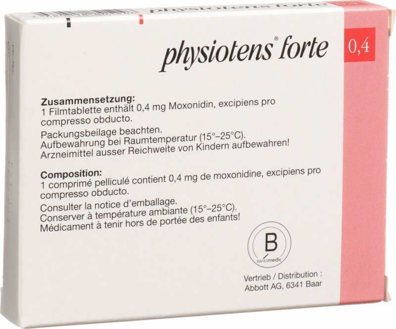 Physiotens Forte Tabletten 0.4mg 28 Stück in der Adler Apotheke