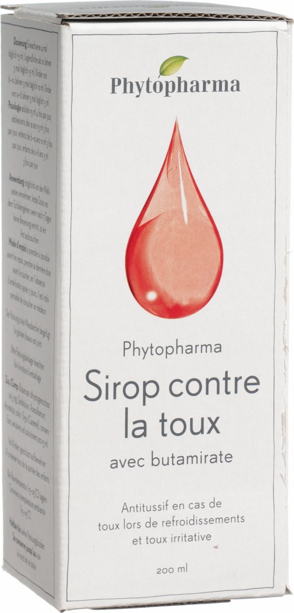 Phytopharma Hustensirup Sirup M Butamirat 200ml in der Adler Apotheke