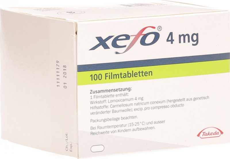 Xefo Filmtabletten 4mg 100 Stück in der Adler Apotheke