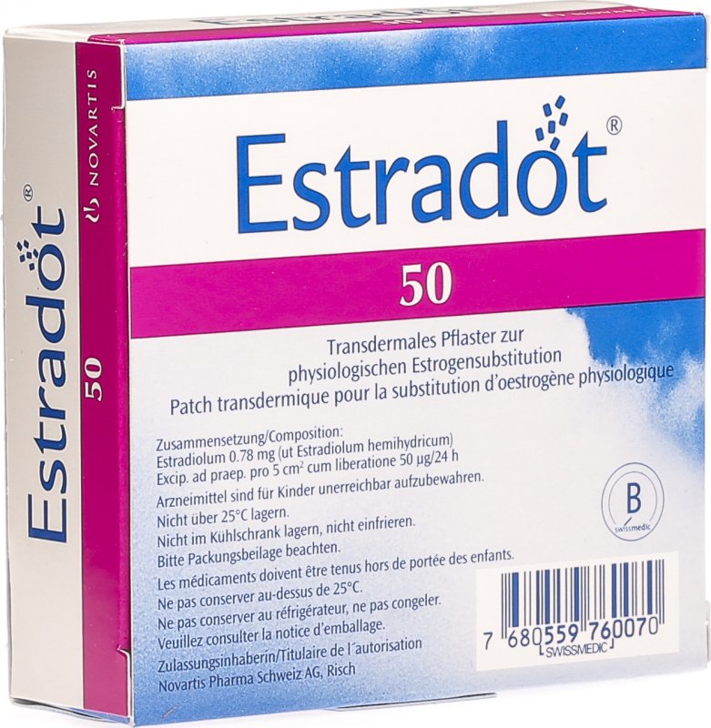 Estradot Matrixpfl 50 Mcg/24h 24 Stück in der Adler Apotheke