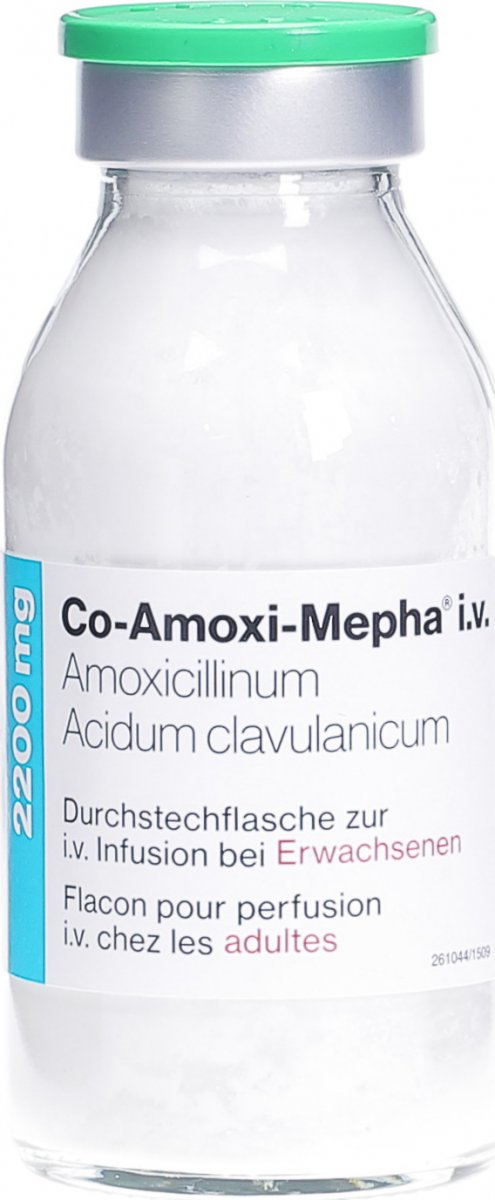 Co Amoxi Mepha Trockensubstanz 2200mg Durchstechflasche 5 Stück in der ...