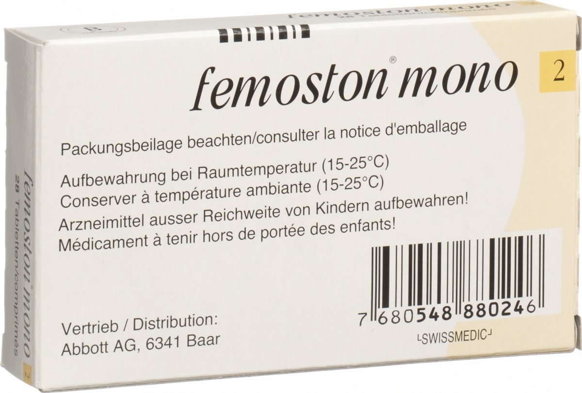 Femoston Mono Filmtabletten 2mg 28 Stück in der Adler Apotheke