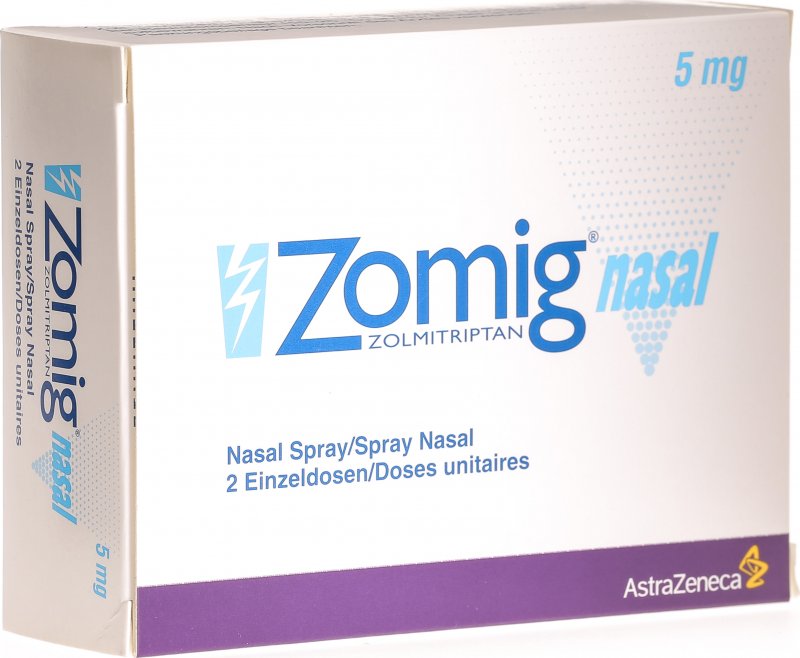 Zomig Nasal Nasenspray 5mg Monodosis 2 Stück in der Adler Apotheke