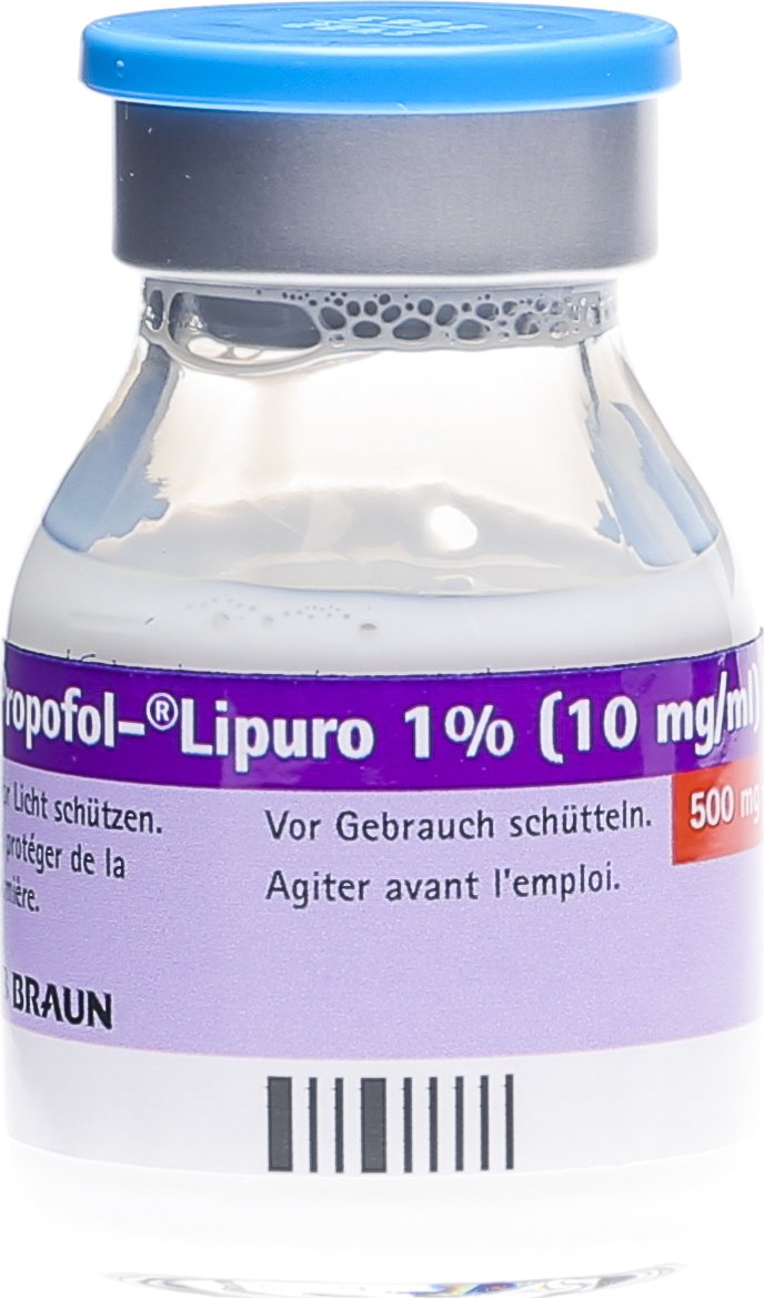 Propofol Lipuro 1% 500mg/50ml Flasche 50ml in der Adler Apotheke