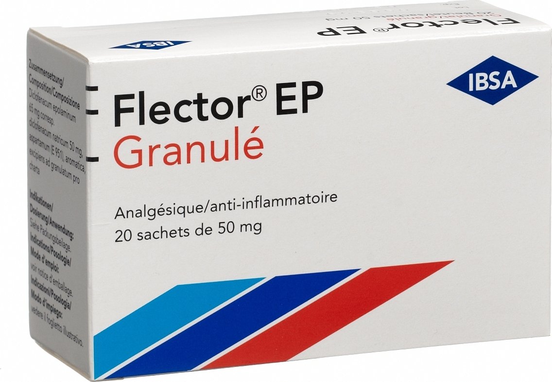 Flector EP Granulat 50mg 20 Beutel in der Adler Apotheke