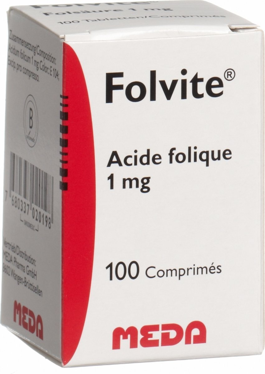 Folvite Tabletten 1mg 100 Stück in der Adler Apotheke