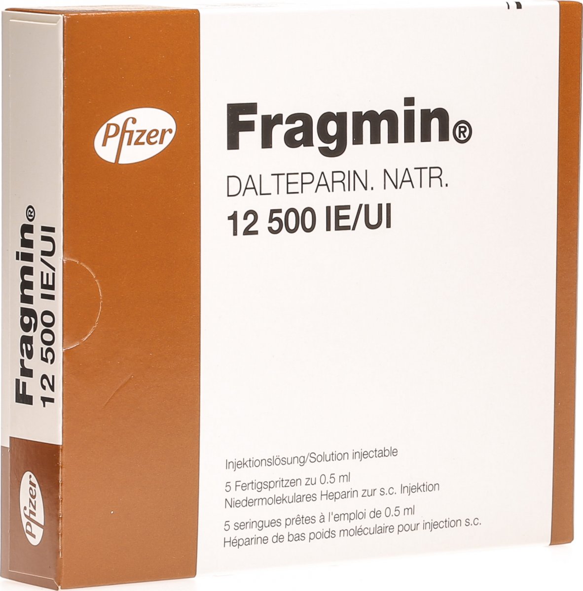 Fragmin Injektionslösung 12500 E/0.5ml 5 Fertigspritzen 0.5ml in der ...